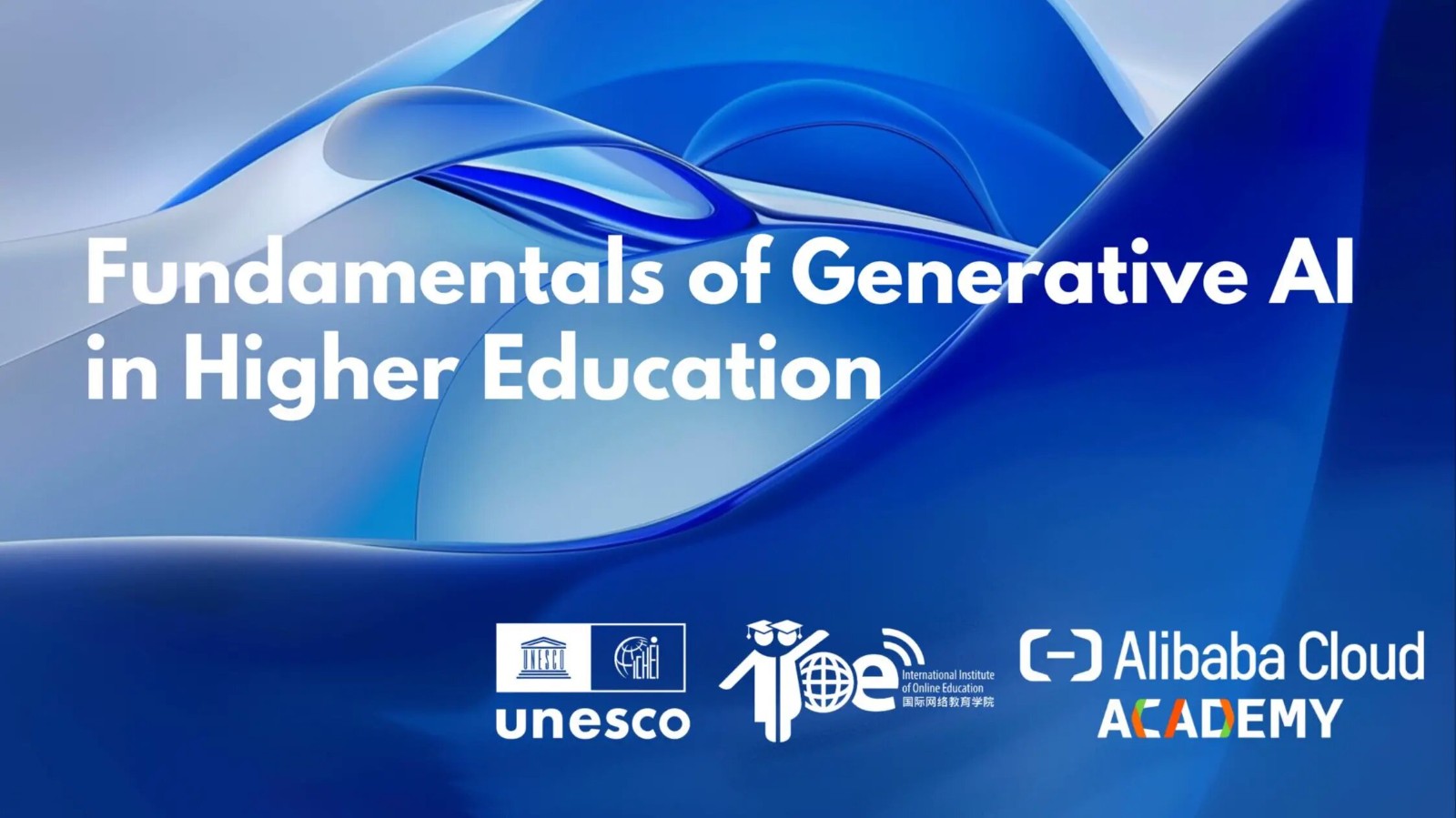 IIOE and Alibaba Cloud Co-launch Generative AI Courses
